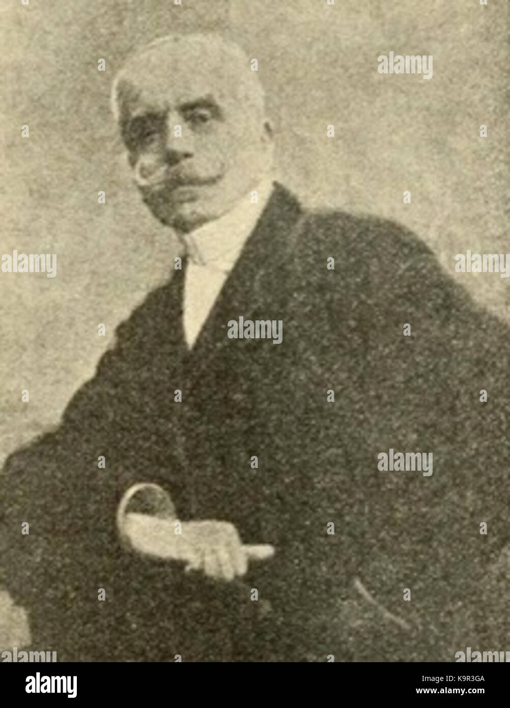 A portrait or artwork of Pompeo Gherardo Molmenti, an Italian scholar ...