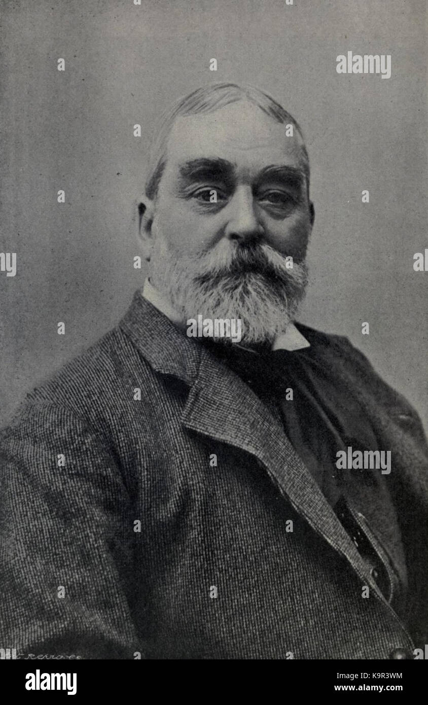 Portrait of F. C. Burnand Stock Photo - Alamy