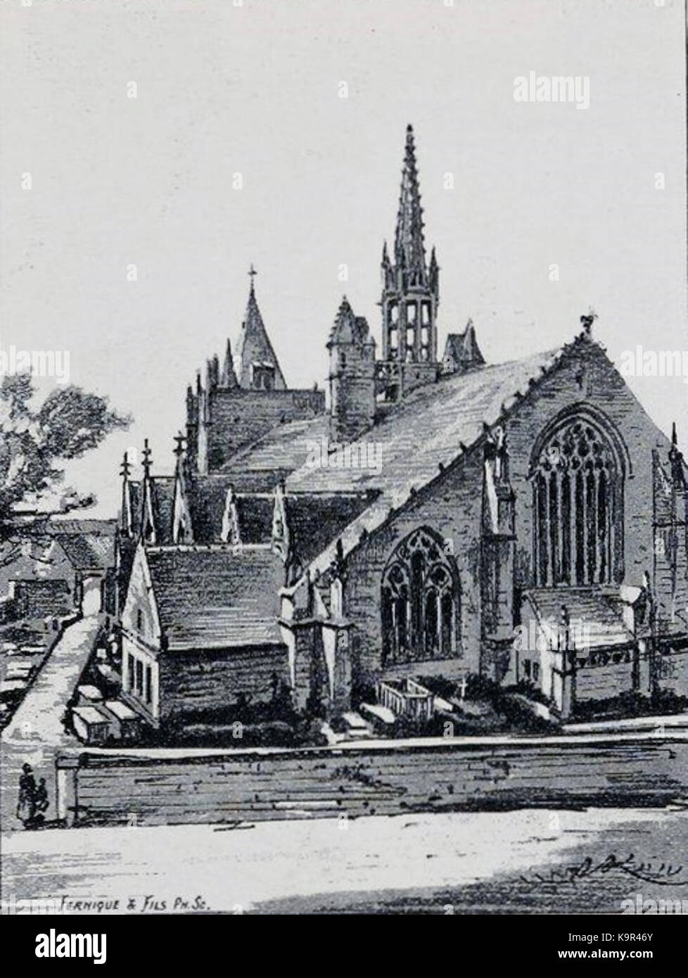 Penmarc'h 1903 Saint Nonna Stock Photo - Alamy