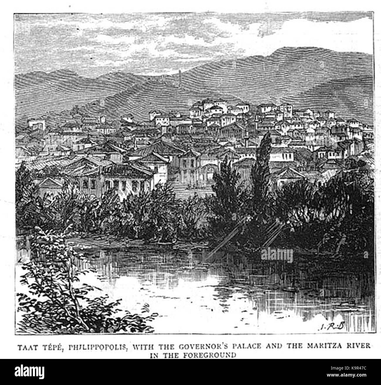Plovdiv 1885 the graphic 1 Stock Photo - Alamy