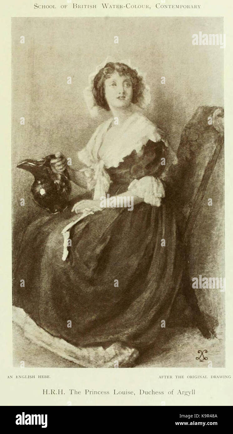 Princess Louise Duchess of Argyll An English Hebe 1905 Stock Photo - Alamy