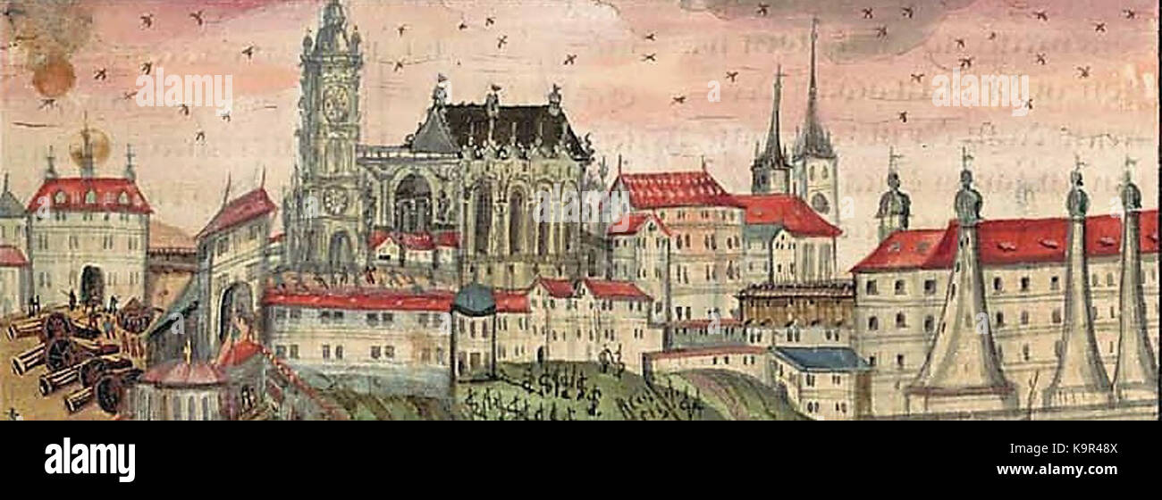 Prague castle map hi-res stock photography and images - Alamy