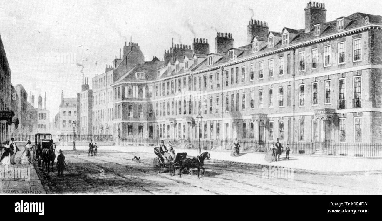 City of london map 1850 hi-res stock photography and images - Alamy