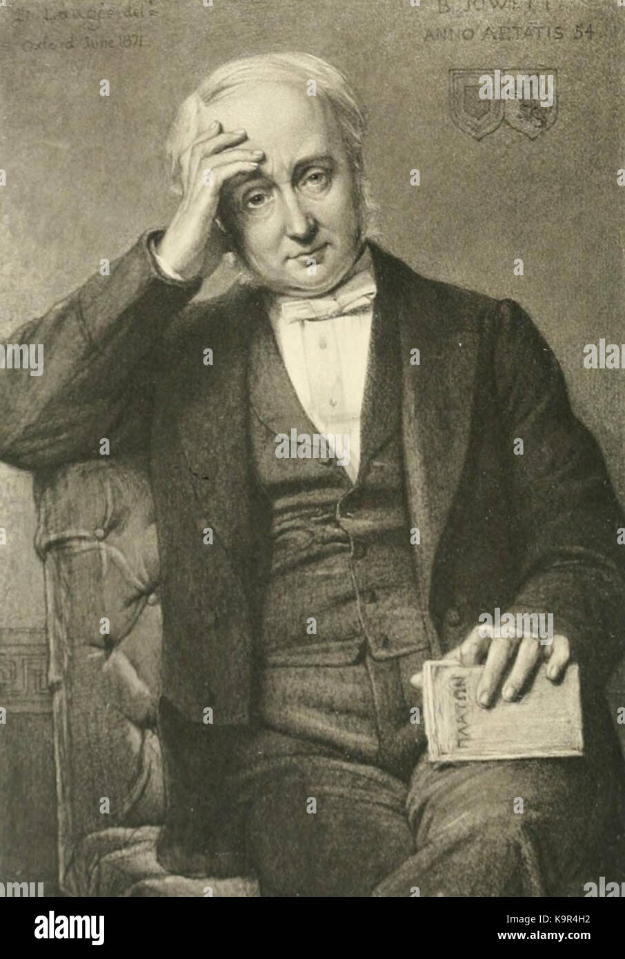 Portrait of Benjamin Jowett Stock Photo - Alamy