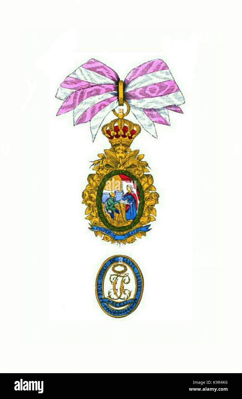 PRT Order of Saint Isabel Stock Photo - Alamy