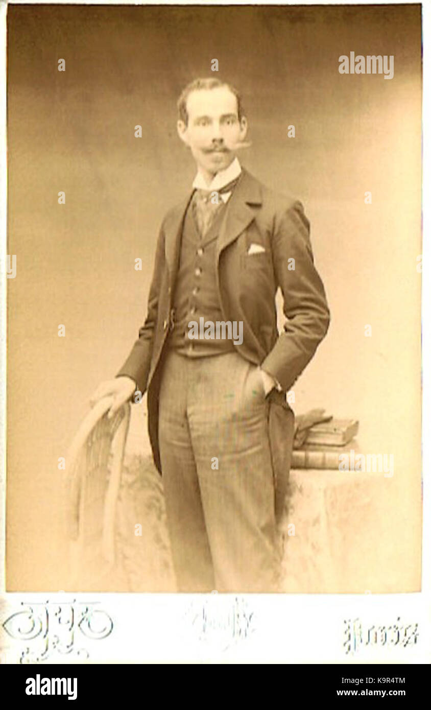 Paul Helbronner vers 1895 Stock Photo - Alamy