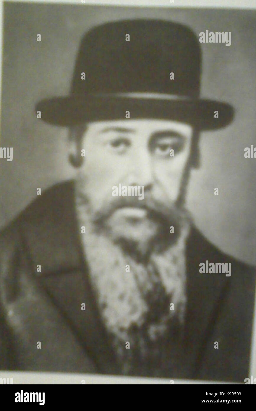 Reb David Moshe Fridman of Chortkov Stock Photo - Alamy