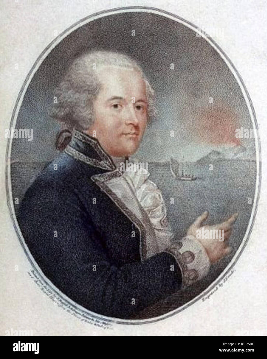 A historical portrait of William Bligh, the British naval officer ...
