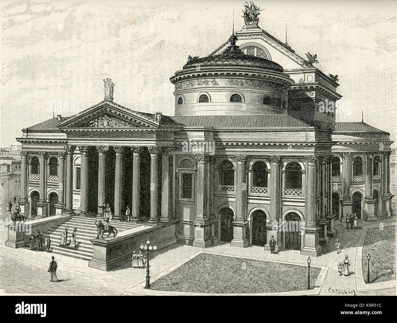 Palermo Teatro Massimo Stock Photo - Alamy