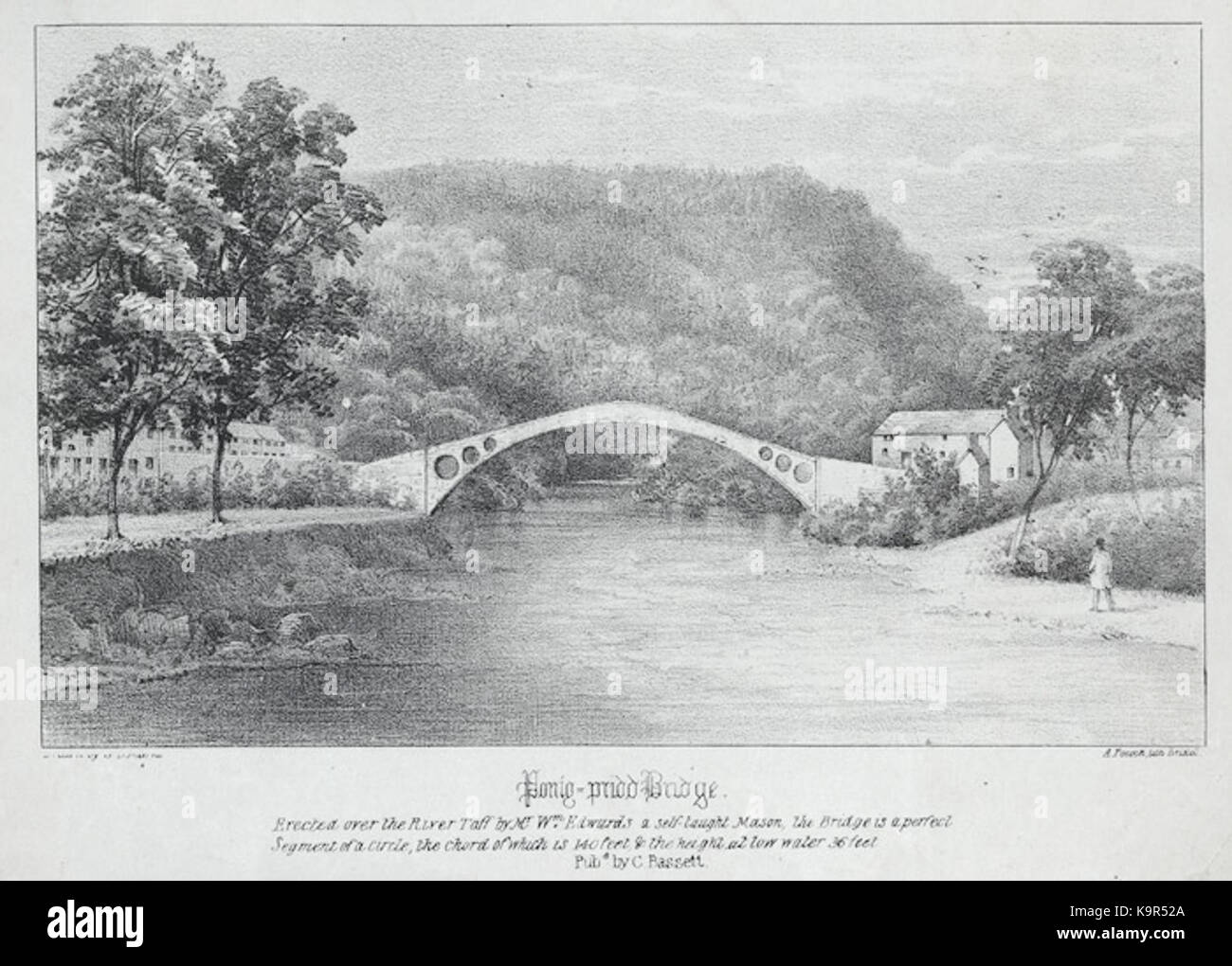 Ponty pridd bridge Stock Photo - Alamy