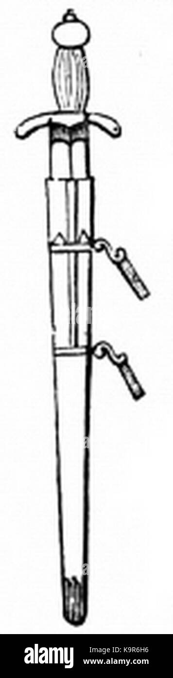 P131b Sword of Godfrey Stock Photo - Alamy