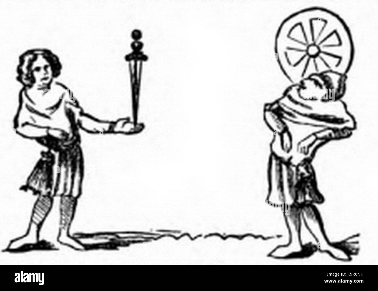 Illustration line drawing balancing hi-res stock photography and images ...