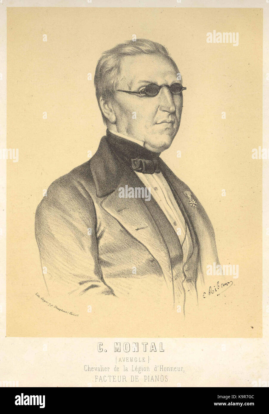A historical portrait of Claude Montal, an individual known for their ...