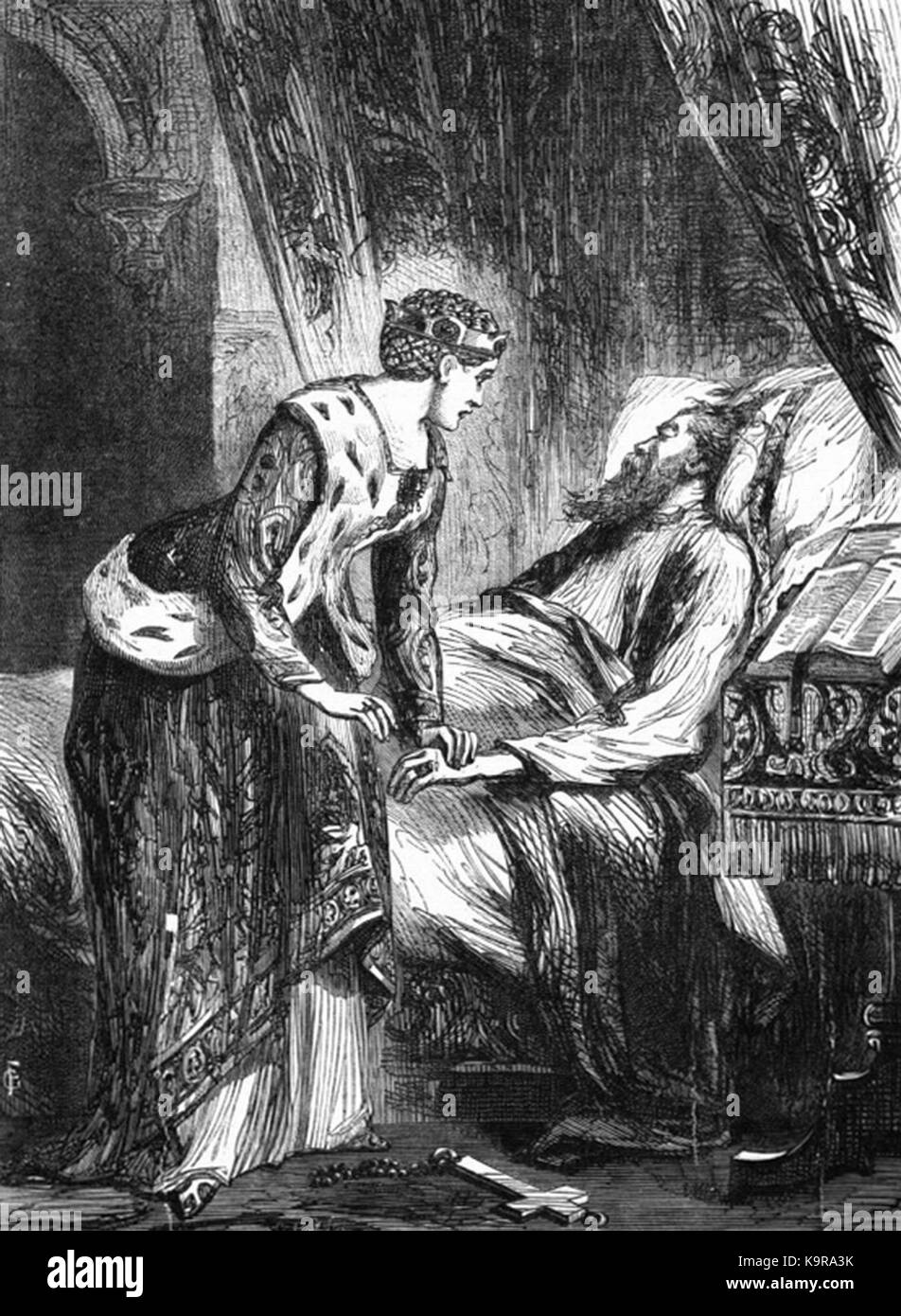 P403 The Death of Edward III Stock Photo - Alamy