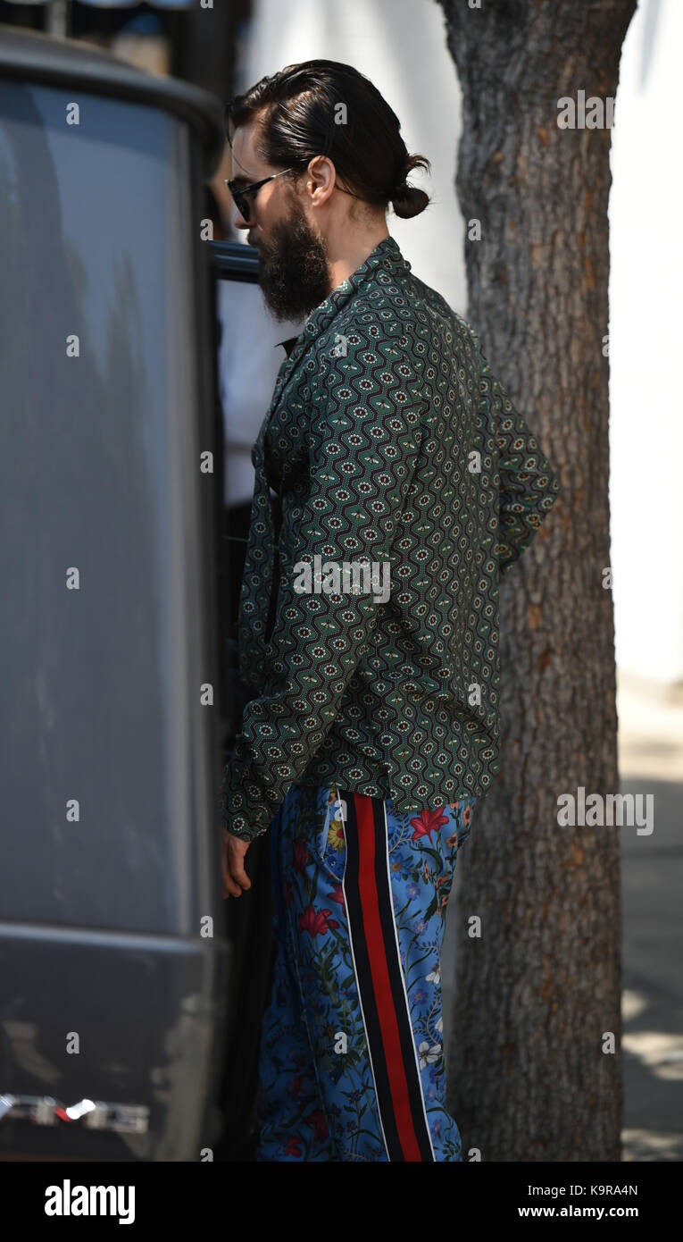 Jared Leto out and about in Los Angeles sporting a beard Featuring ...