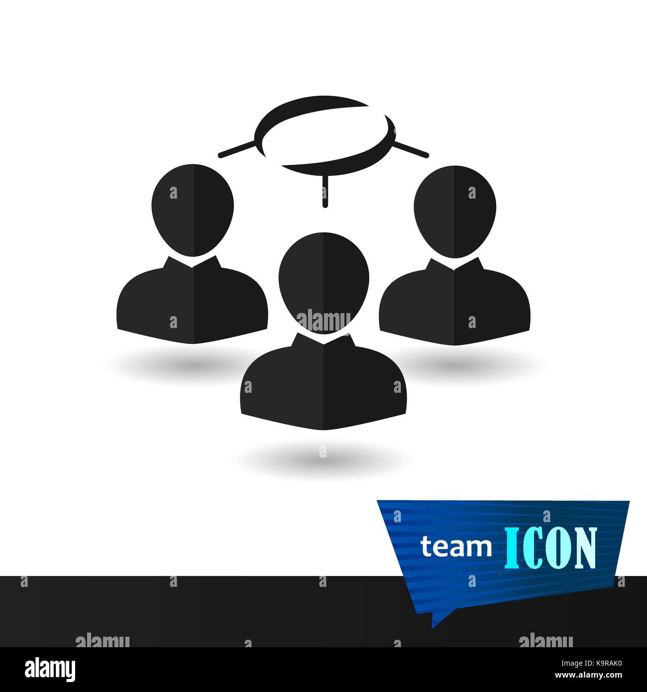 Characters symbol for your website interface design. Sign crowd vector ...
