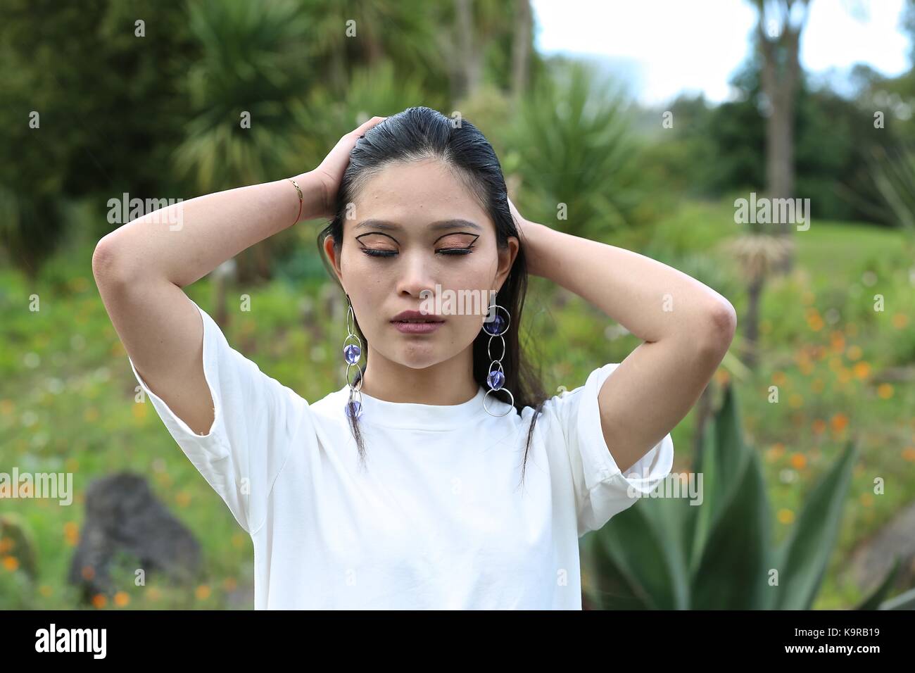 Chinese Model In Kew Gardens High Resolution Stock Photography and ...