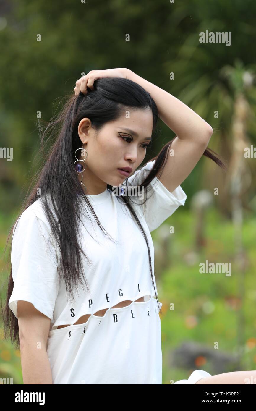 Chinese Model Stock Photo - Alamy