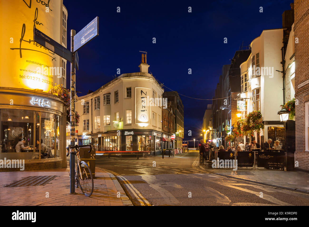 Evening on Brighton Lanes, East Sussex, England Stock Photo - Alamy