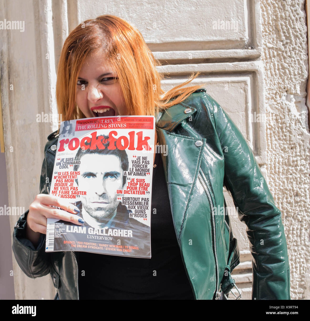 Red Charlie, young French artist singer Stock Photo - Alamy