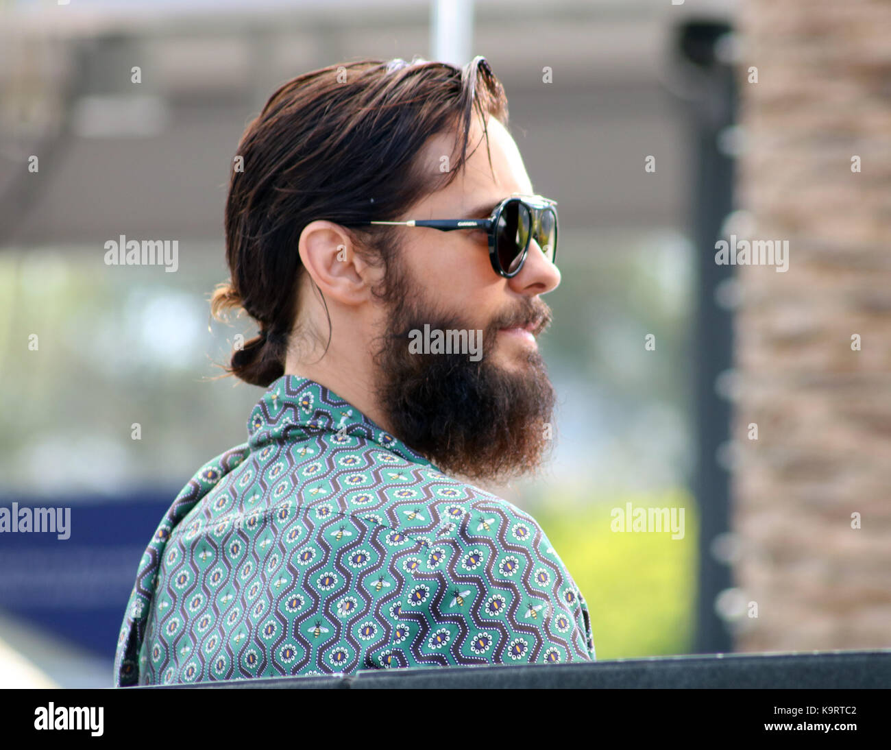 Jared Leto arrives for his interview on the entertainment show 'Extra ...