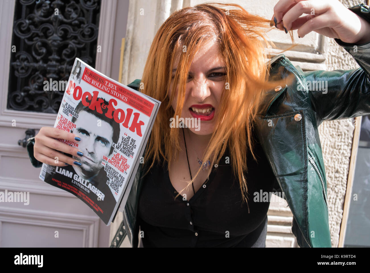 Red Charlie, young French artist singer Stock Photo - Alamy
