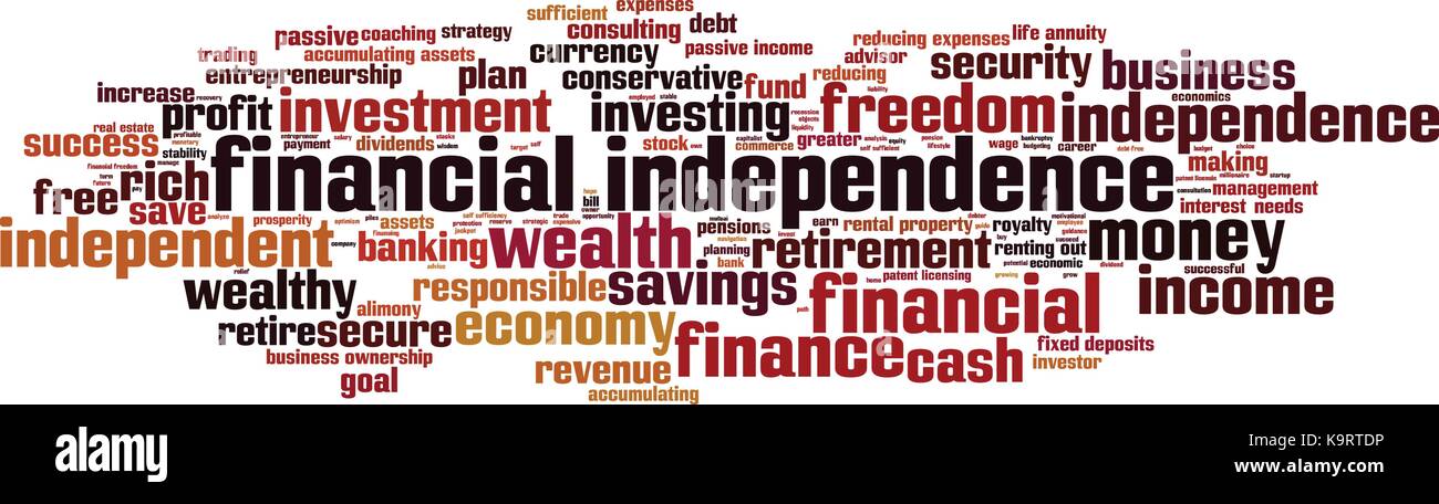 Financial independence Stock Vector Images - Alamy