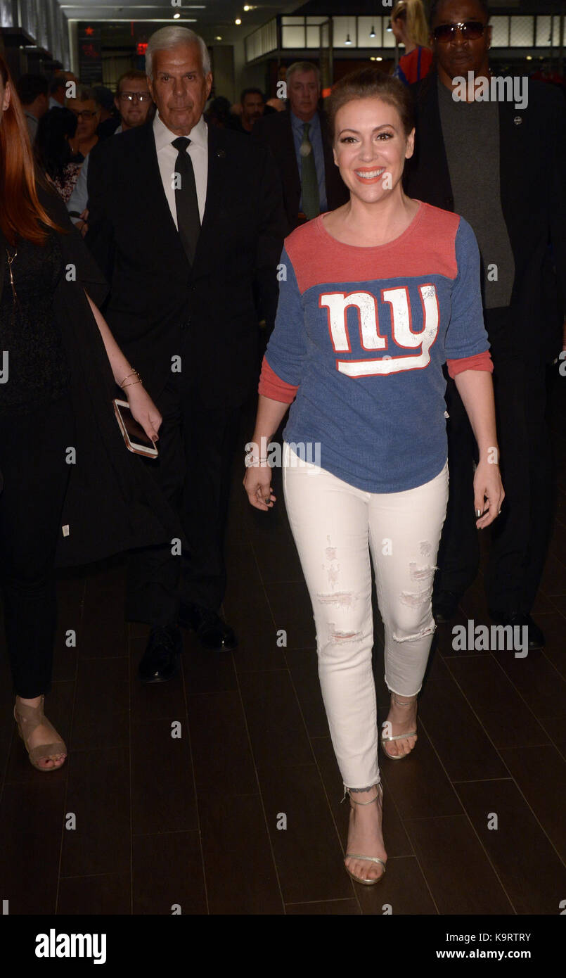 Alyssa Milano attends the launch of 'Touch by Alyssa Milano' at Macy's ...
