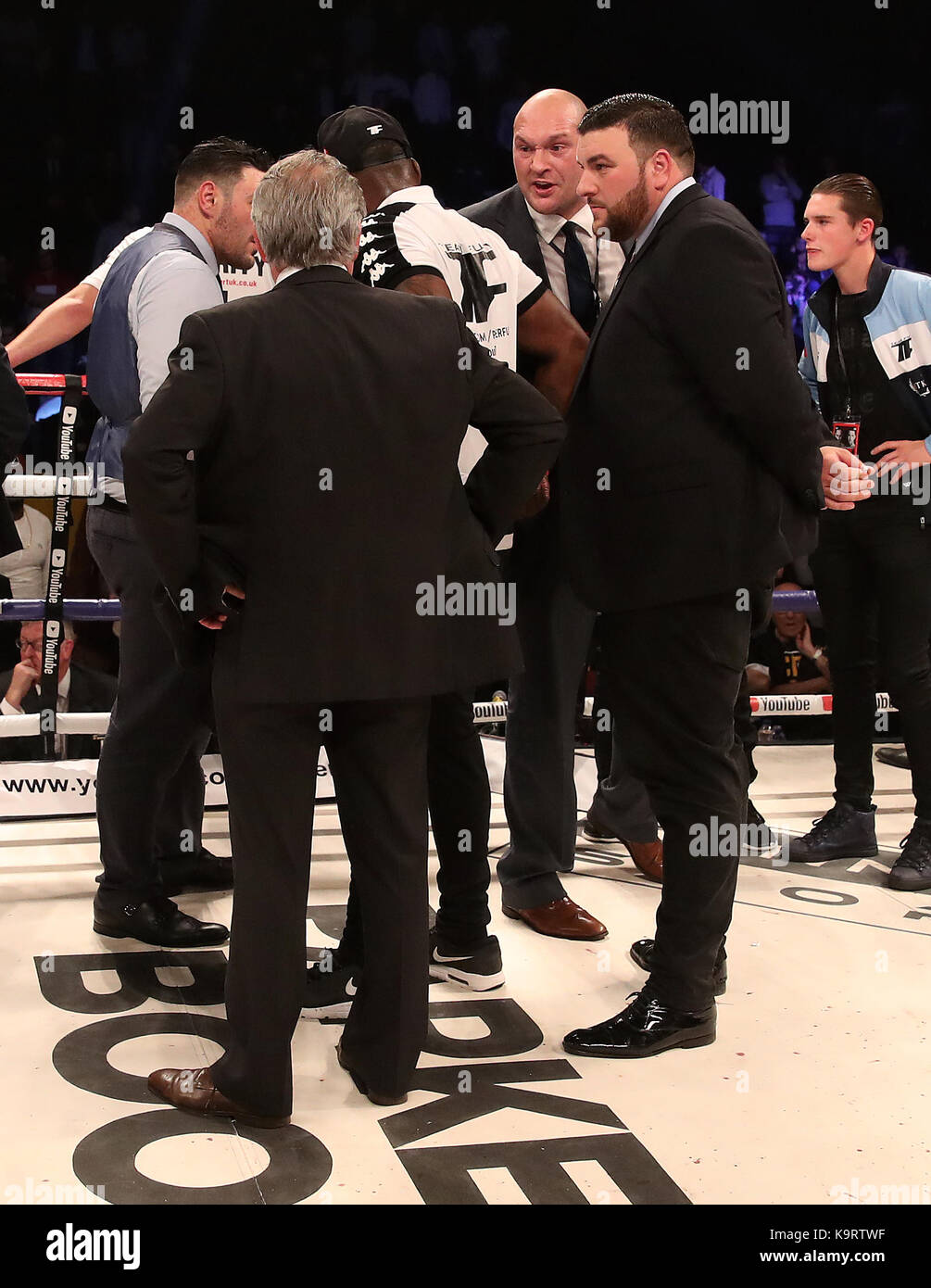 Tyson Fury protests to British Boxing Board of Control's Robert Smith ...