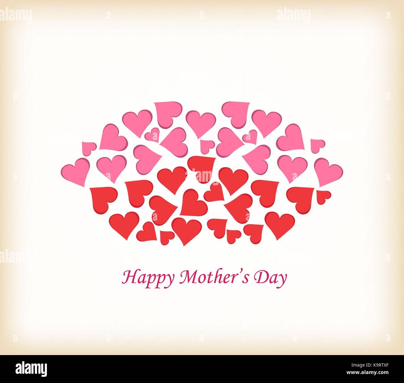 Frame made red paper Stock Vector Images - Alamy