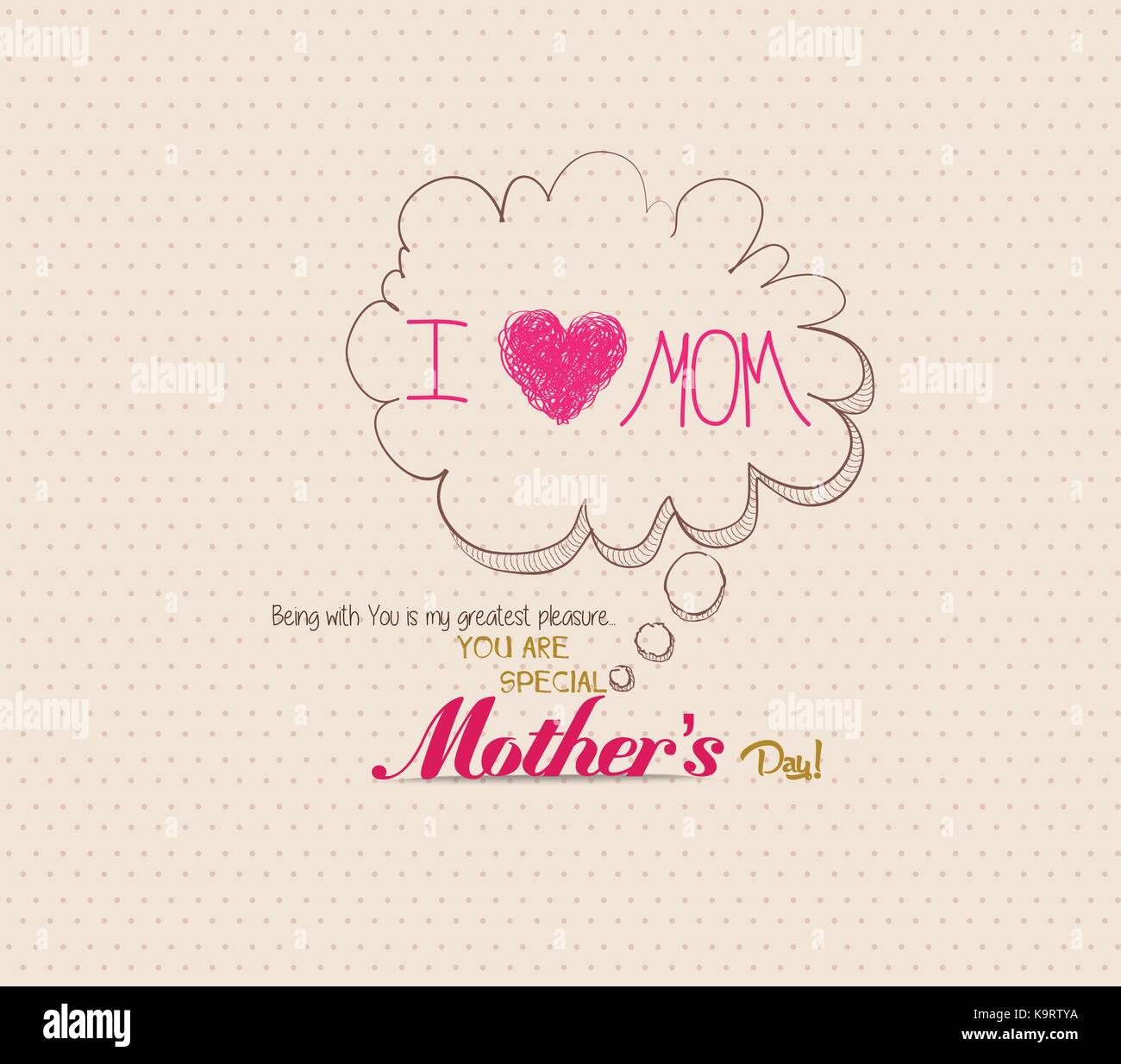 Mothers day poster hi-res stock photography and images - Alamy