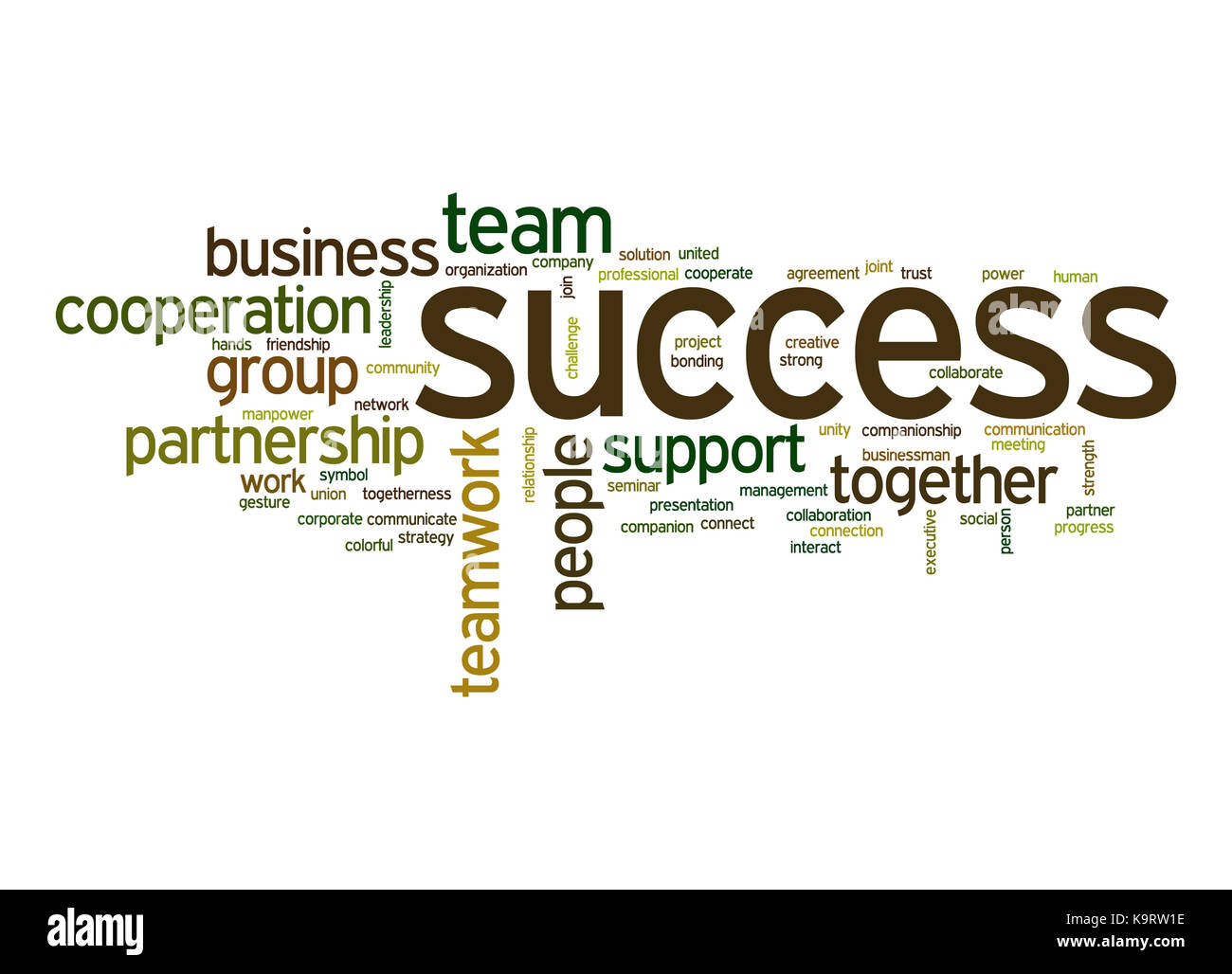 Success word cloud Stock Photo - Alamy