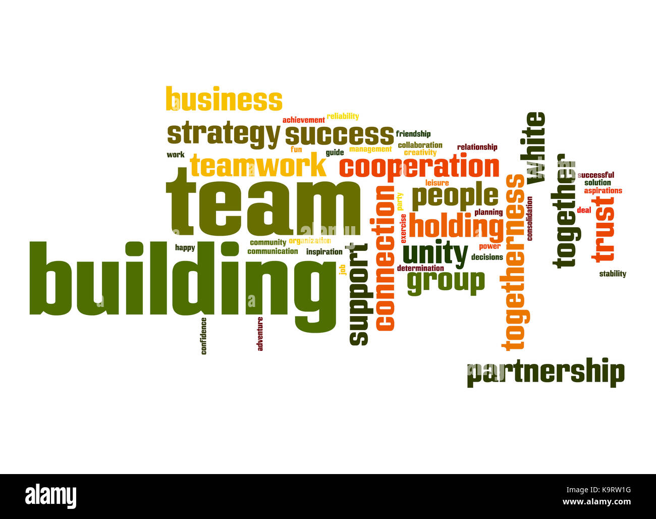 Team Building Word Cloud