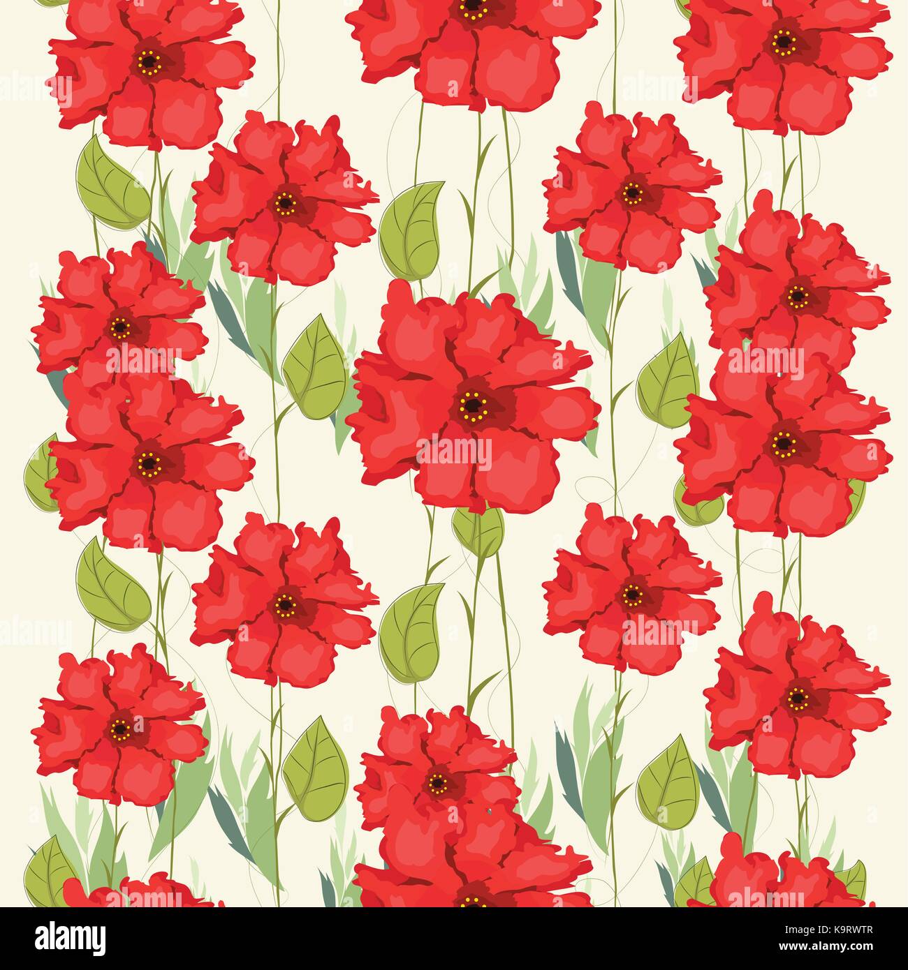 Seamless floral background for easy making seamless pattern Stock ...