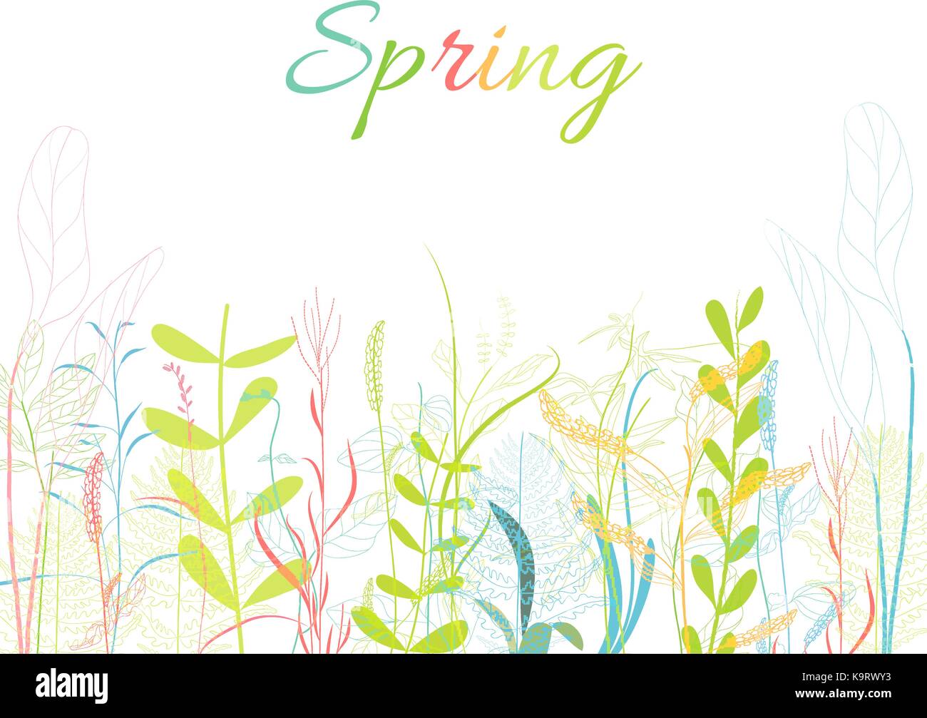 spring florals flower background Stock Vector Image & Art - Alamy