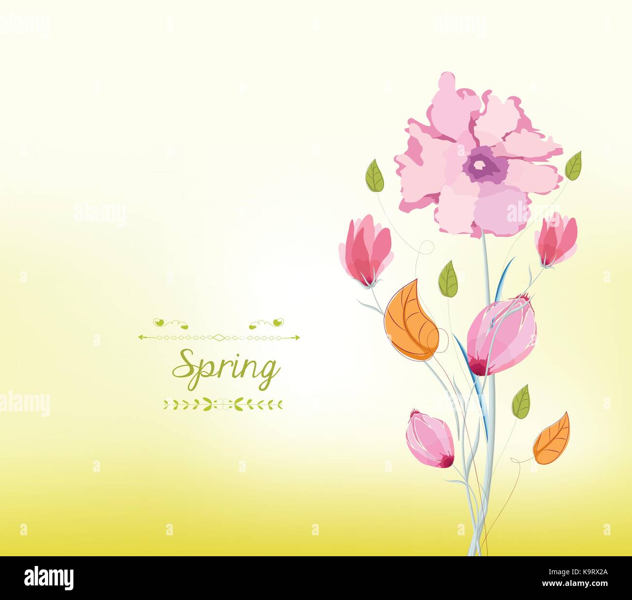 Flower colorful background Stock Vector Image & Art - Alamy