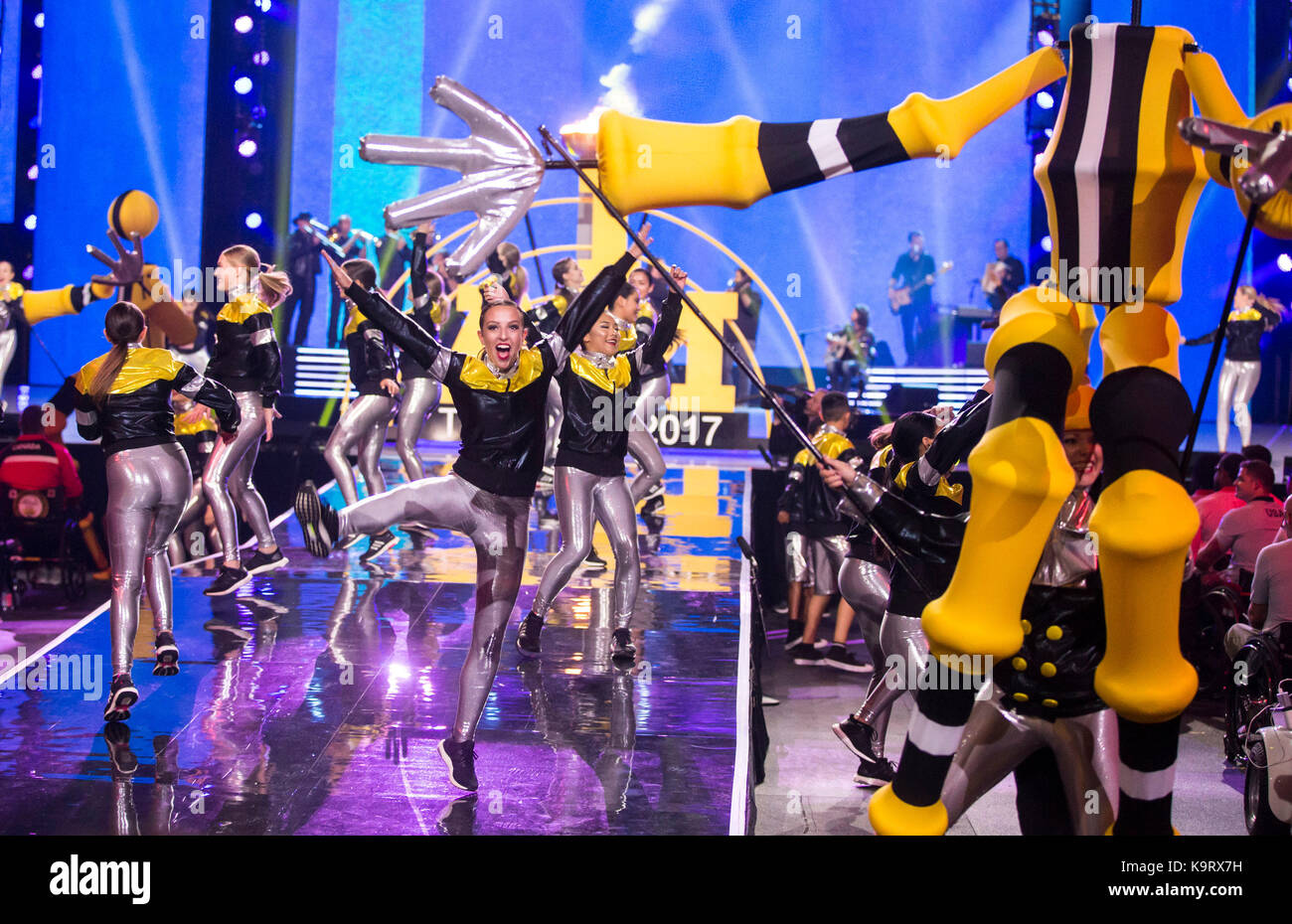 Performers during the Opening Ceremony of the 2017 Invictus Games at ...