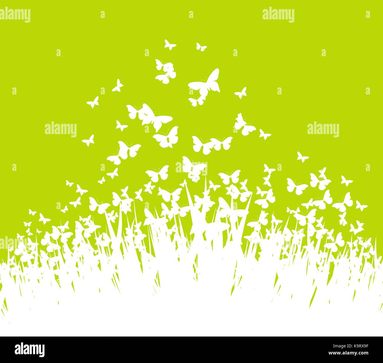 Green spring background Stock Vector Image & Art - Alamy