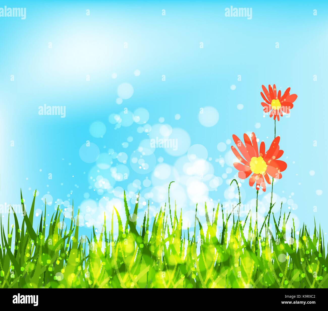 spring is coming with sunflowers Stock Vector Image & Art - Alamy