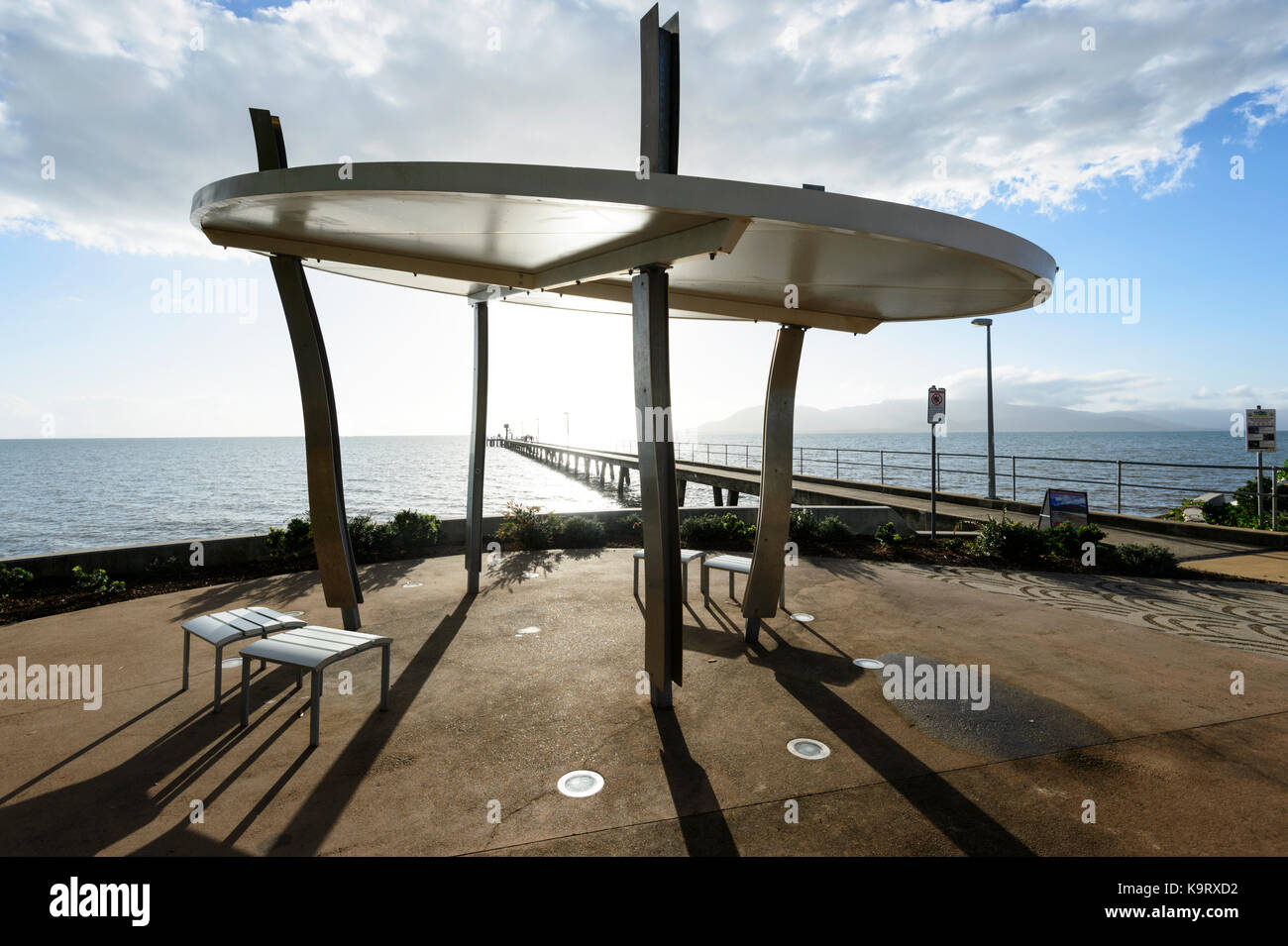 View of Cardwell Jetty, Far North Queensland, FNQ, QLD, Australia Stock ...