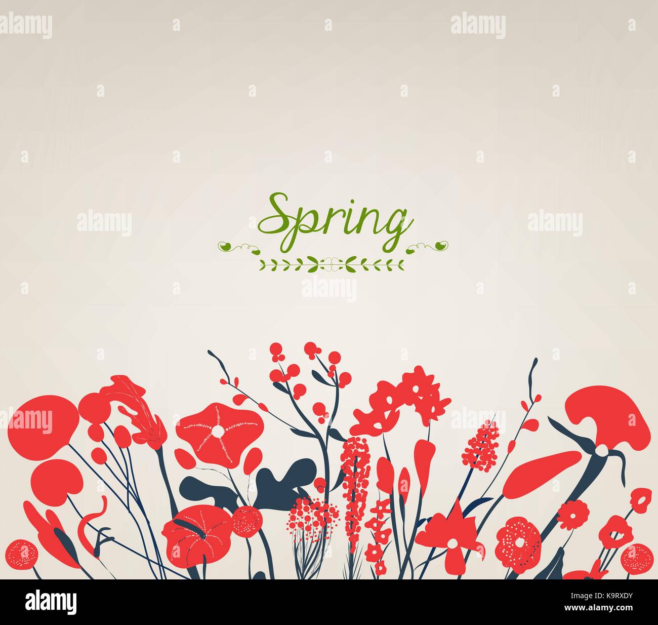 Happy spring flower vintage hi-res stock photography and images - Alamy