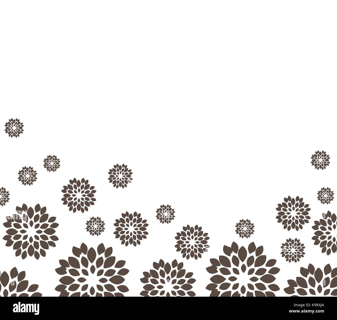 flower black background Stock Vector Image & Art - Alamy