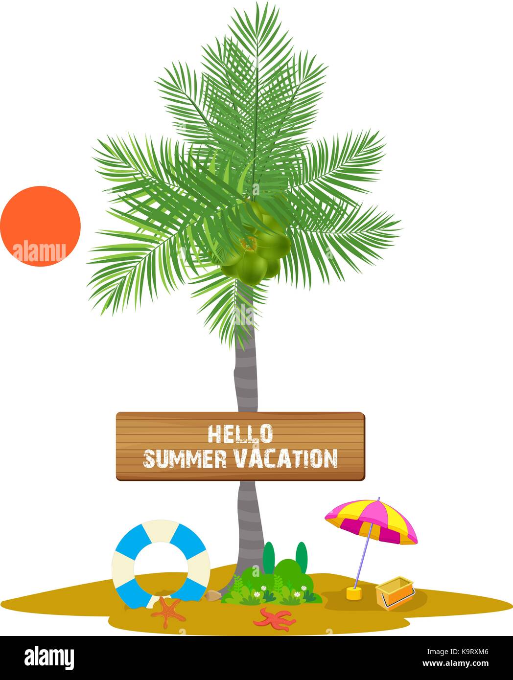 Surfing summer vacation cruise Stock Vector Images - Alamy