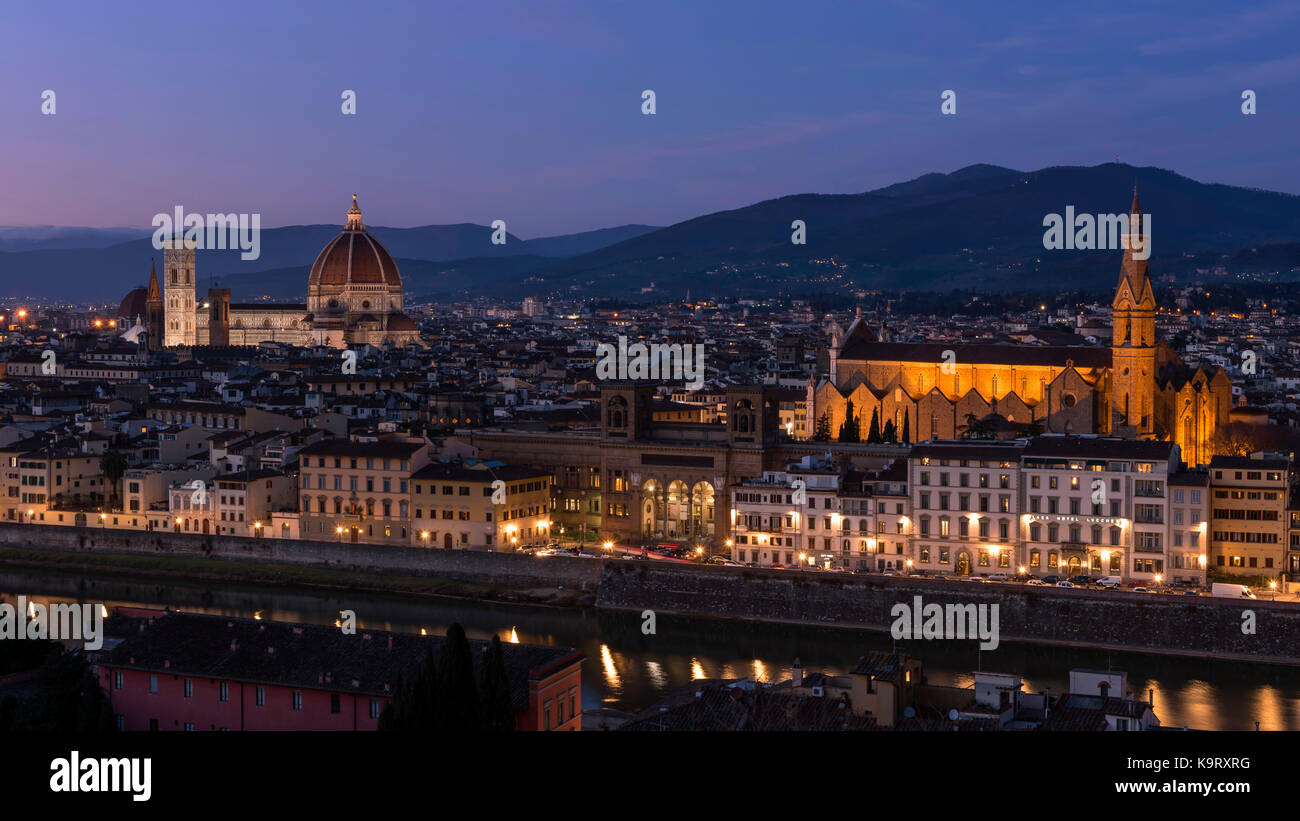 Florence italy sunset hi-res stock photography and images - Alamy