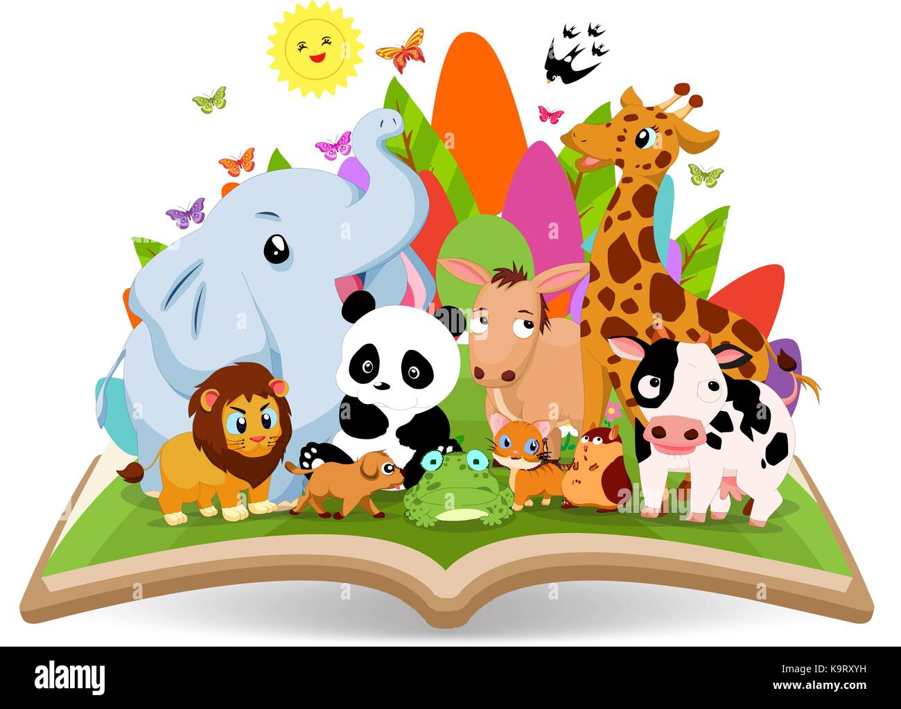 Funny Animals Animation 2 Funny Animals Vector & Photo (Free Trial)