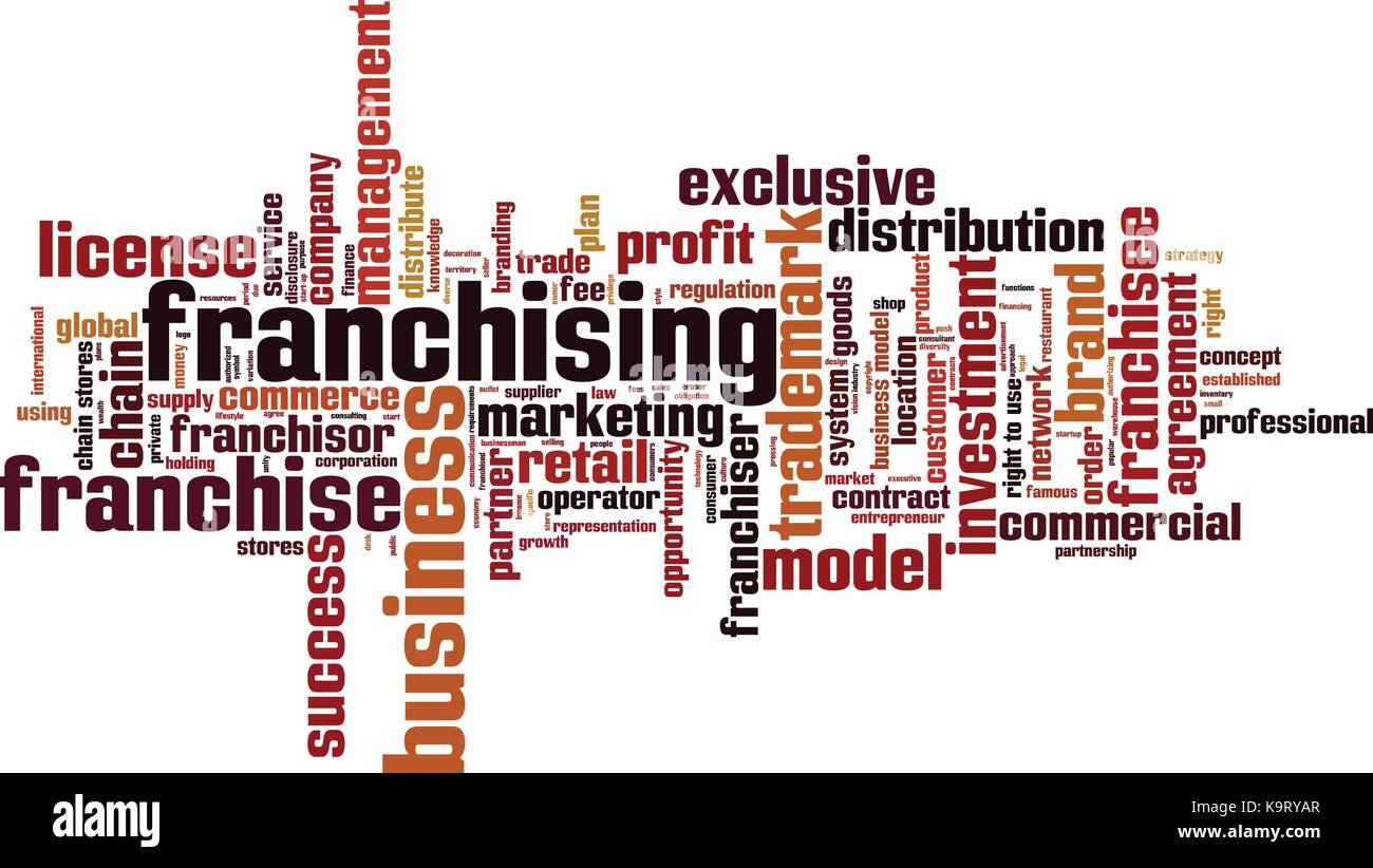 Franchising word Stock Vector Images - Alamy