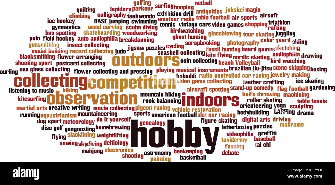 Hobby word cloud concept. Vector illustration Stock Vector Image & Art ...