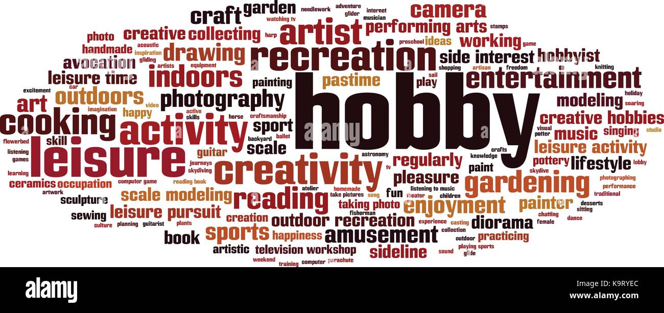 Hobby word cloud concept. Vector illustration Stock Vector Image & Art ...