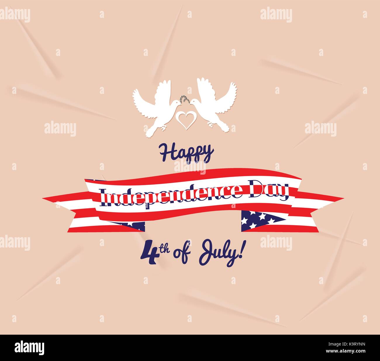 happy Independence Day. Beautiful card for 4th of July. July 4th ...