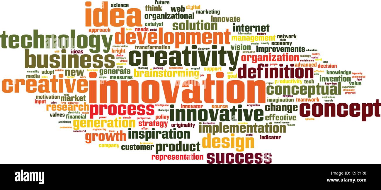 Innovation word cloud concept. Vector illustration Stock Vector Image ...